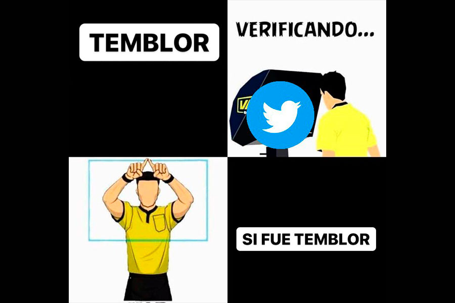 ¿Tembló o no? Vamos al VAR: Los hilarantes memes tras fuerte sismo en ...